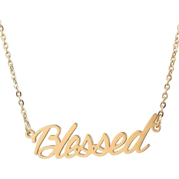 Jewelry | Blessed Gold Necklace Nwt | Poshmark